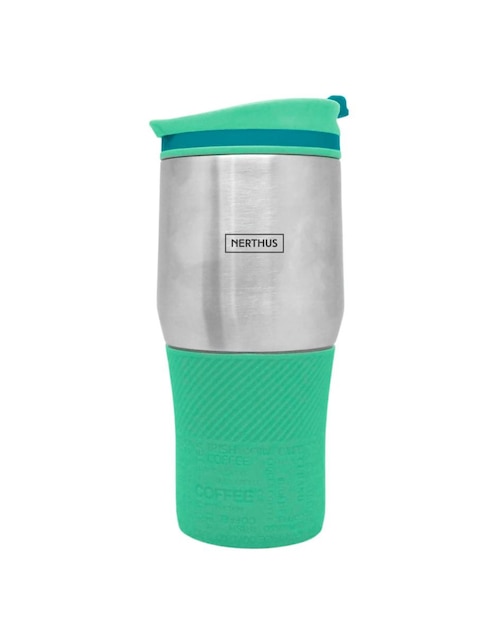 Termo Nerthus de acero inoxidable con tapa flip top 400 ml 1