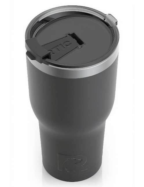 Termo Rtic de acero inoxidable con tapa push pull 1