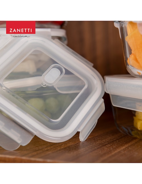 Set contenedores Zanetti de vidrio 22 piezas 4