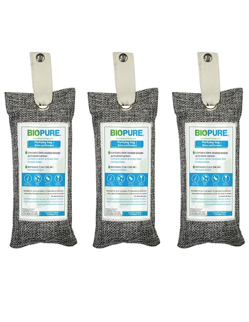Kit bolsas purificadoras Biopure Carbon activado 1