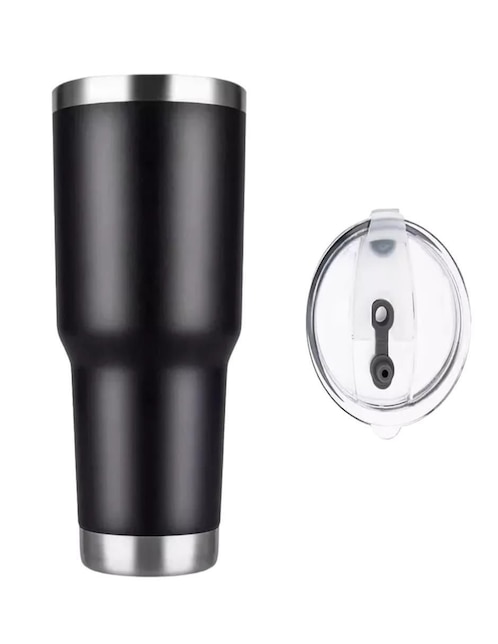 Termo de acero inoxidable con tapa flip top 887 ml 1