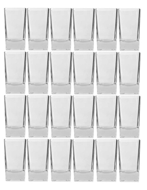 Set de tequileros Vencort de vidrio con 24 piezas 1