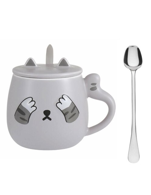 Taza con tapa Happy Ware 3 piezas 1