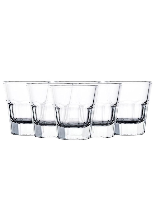 Set de tequileros Borgonovo London de vidrio con 6 piezas 1