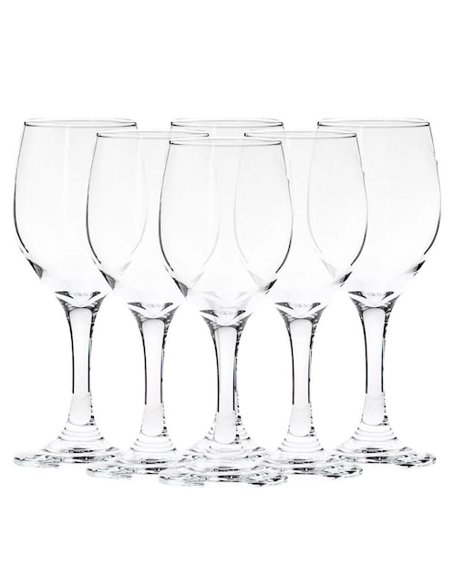 Set de copas para vino Borgonovo Ducale de vidrio 1