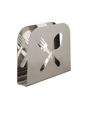 Servilletero Möven acero inoxidable plateado