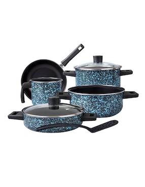 Batería de cocina Cinsa Granito de acero vitrificado antiadherente ...