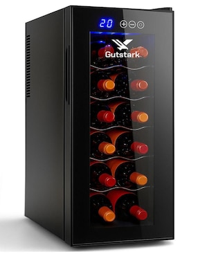 Cava de vinos Gutstark mkz-cava12botneg capacidad 12 botellas