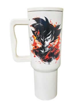 Termo Macarena Brand de acero inoxidable goku con tapa rosca 1.2 L